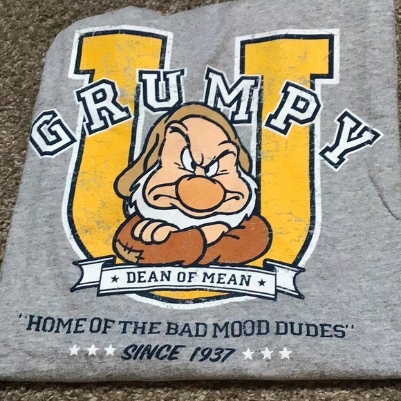 Disney | Shirts | Mens Disney Store Grumpy Tshirts | Poshmark